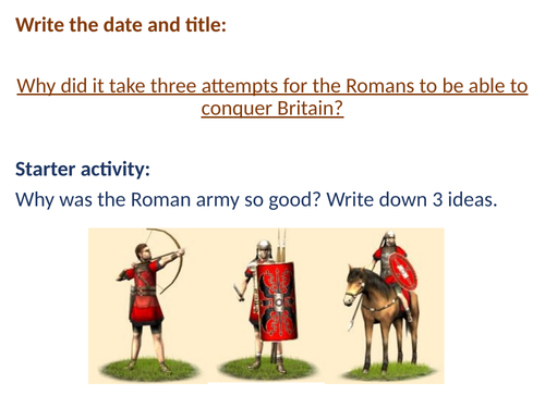 Romans: Conquest of Britain | Teaching Resources