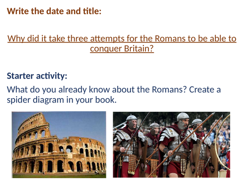 Romans: Conquest of Britain | Teaching Resources