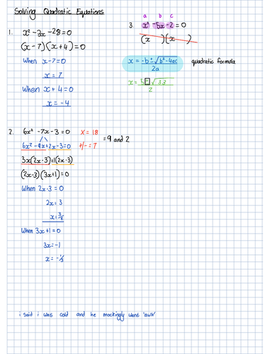 Edexcel IGCSE Maths Notes | Teaching Resources