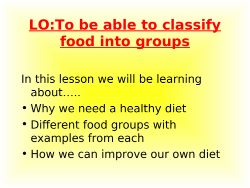 Healthy Eating Planning Powerpoints and Worksheets Physical Education ...