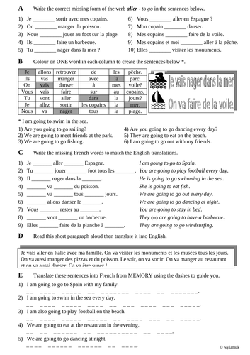 Studio 1, Module 5, Unit 4, pp. 96, 97 - Je vais aller en colo ...