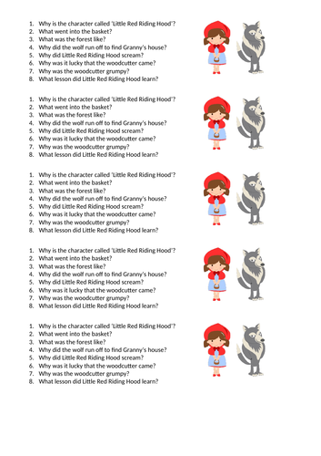 Little Red Riding Hood- Talk for Writing- Full Unit with Resources ...