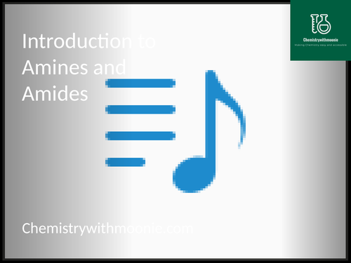 Yr 2- A-Level Chemistry: Introduction to Amines and Amides | Teaching ...