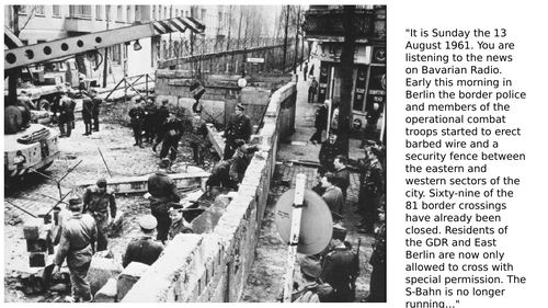 The Berlin Crisis of 1961 | Teaching Resources