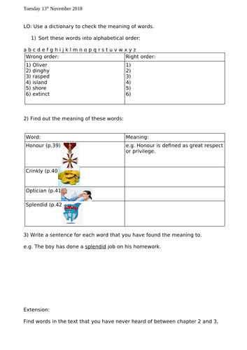 Oliver and the Seawigs - complete English unit | Teaching Resources