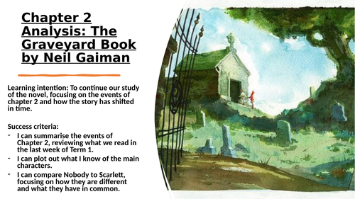"The Graveyard Book" by Neil Gaiman Unit | Teaching Resources