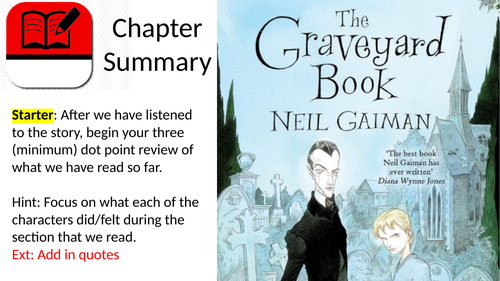 "The Graveyard Book" by Neil Gaiman Unit | Teaching Resources