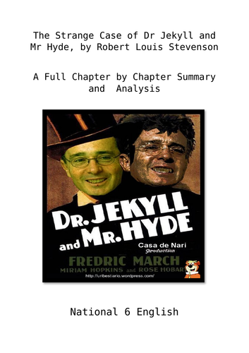 Jekyll and Hyde - Chapter by Chapter Summary and Analysis Booklet ...