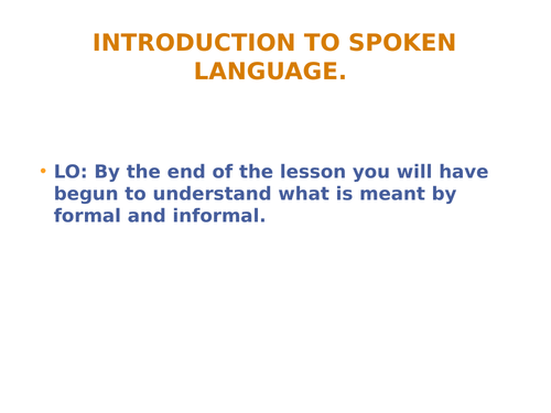 Spoken language scheme year 7 | Teaching Resources