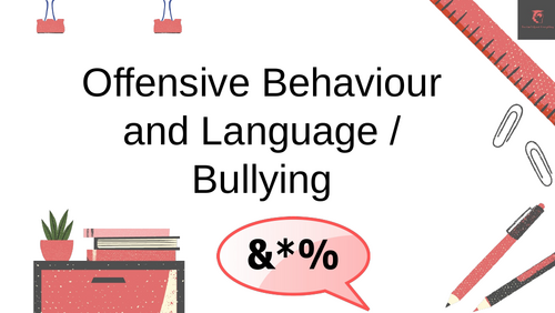 Offensive Language / Bullying PSHE | Teaching Resources