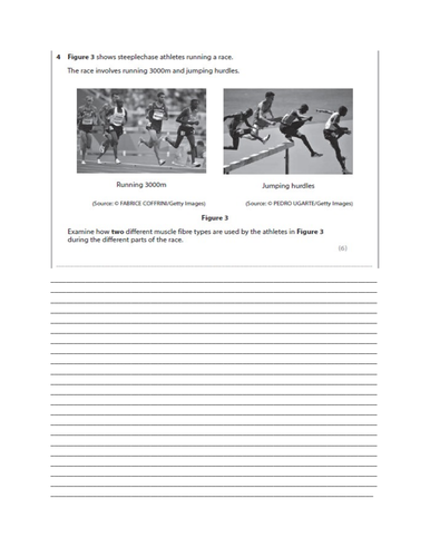 EDEXCEL GCSE PE PAPER ONE "DO NOW / STARTER/ AFL / HOMEWORK" SHEETS TO ...