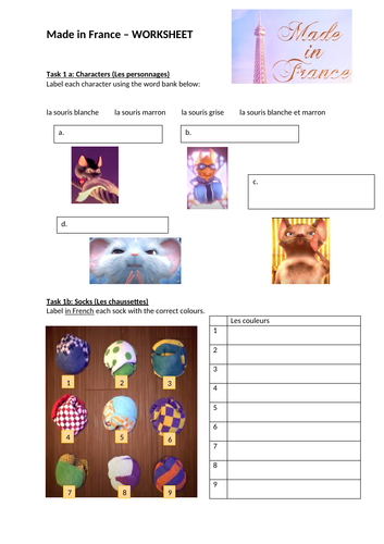 KS3 short French film: Made in France | Teaching Resources