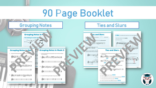 Music Theory Workbook - Level 2 - English terminology | Teaching Resources