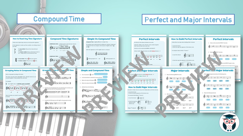 Music Theory Workbook - Level 2 - English terminology | Teaching Resources