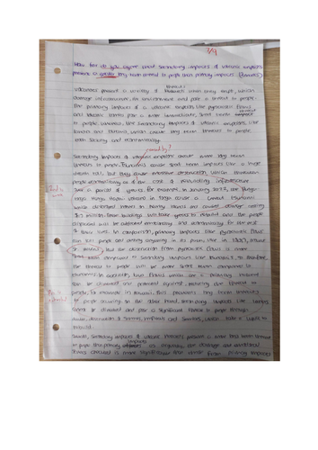 AQA A-Level Geography - Hazards | Teaching Resources