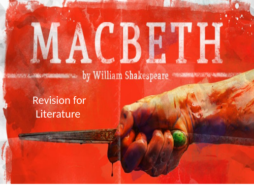 Macbeth - revision lesson for English Literature Paper 1 AQA | Teaching ...