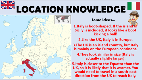 Comparing the UK and Italy - Key Physical and Human Geography Facts ...