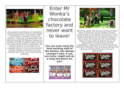 Charlie and the Chocolate factory KS1 Literacy resources | Teaching ...