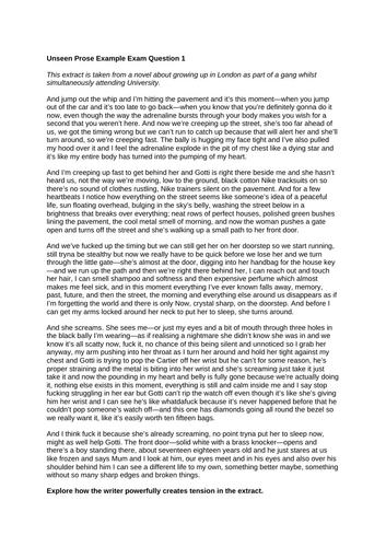 Unseen Poetry and Prose Cambridge IGCSE Scheme Unit of Work | Teaching ...