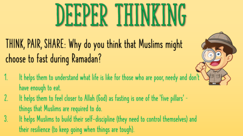 RE Special Ways of Living - The Holy Month of Ramadan! | Teaching Resources