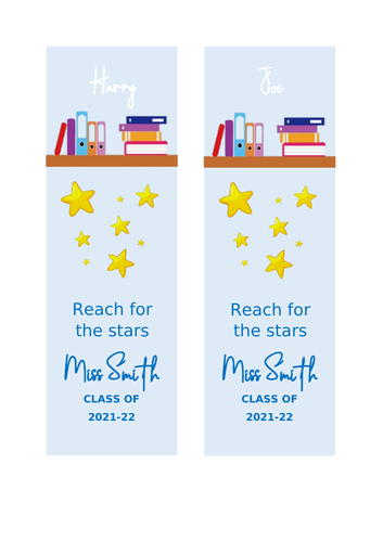 Editable Bookmarks | Teaching Resources
