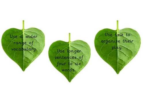 EYFS Next steps on leaves- PSED, C&L, Writing, Maths | Teaching Resources