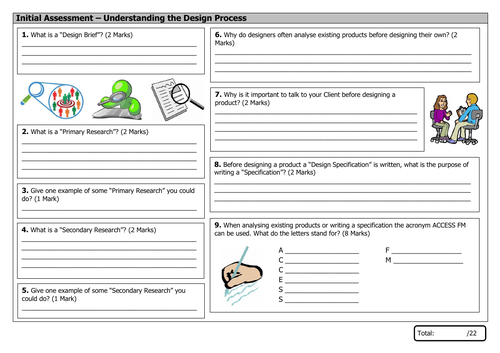 Mini Assessment - Design Process | Teaching Resources