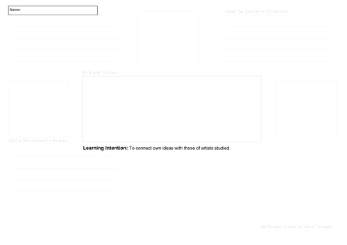 Roy Lichtenstein Pop Art Cover Lesson - Literacy Based | Teaching Resources