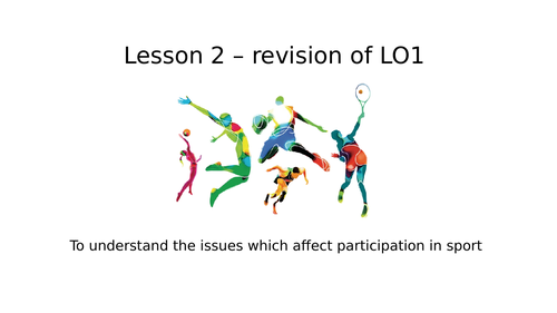 Cambridge Nationals Sports Studies revision resources | Teaching Resources