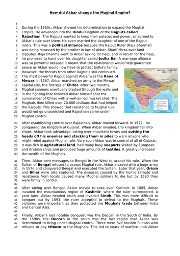 KS3 Mughal Empire Lessons - Who was the most successful Mughal Emperor ...