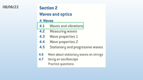 AQA AS PHYSICS: C4 WAVES (FULL CHAPTER SLIDES) | Teaching Resources