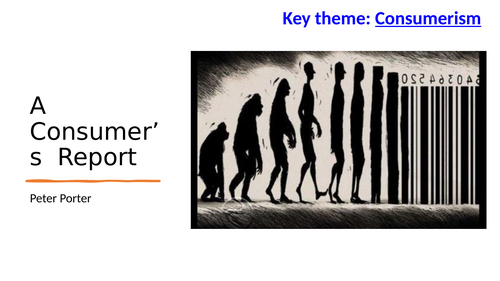 CIE English Lit Poetry Songs of Ourselves Pt 4 | Teaching Resources