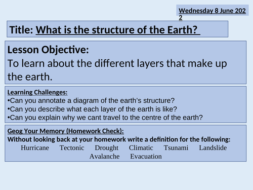 KS3 Hazards Tectonics 12 Lessons Earthquakes, Volcanoes, Plate ...