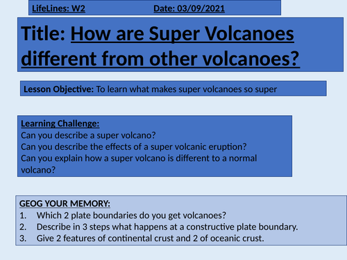 KS3 Hazards Tectonics 12 Lessons Earthquakes, Volcanoes, Plate ...