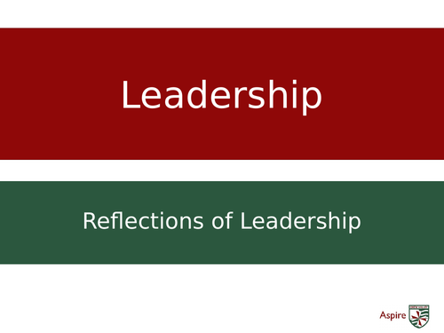 Leadership Scheme of Work Part 2 | Teaching Resources