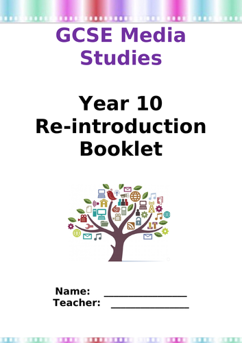 EDUQAS GCSE MEDIA: Year 10 course introduction booklet | Teaching Resources