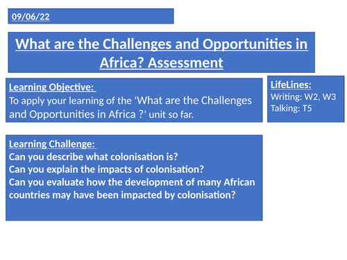 Whole Unit on Africa for KS3 - 23 Lessons including assessments Nigeria ...