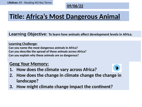 Whole Unit on Africa for KS3 - 23 Lessons including assessments Nigeria ...