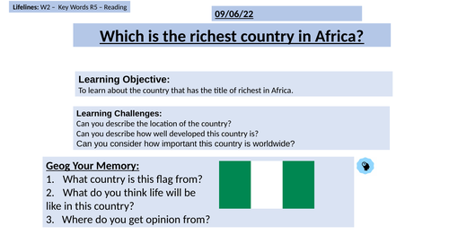 Whole Unit on Africa for KS3 - 23 Lessons including assessments Nigeria ...