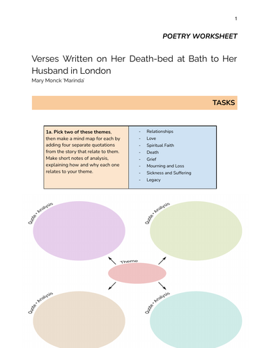 'Verses Written on Her Death-bed at Bath to Her Husband in London' by ...