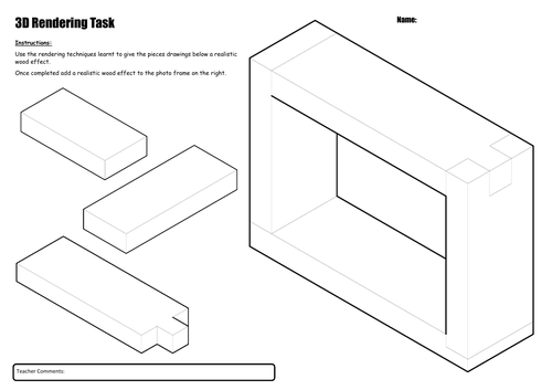 Wood Rendering Task | Teaching Resources