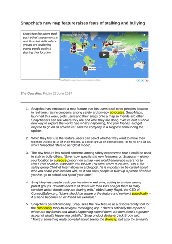 Social Media and Mental Health - Report Writing | Teaching Resources