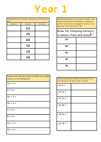 KS1 End of Year maths Check (Year 1 & 2) | Teaching Resources