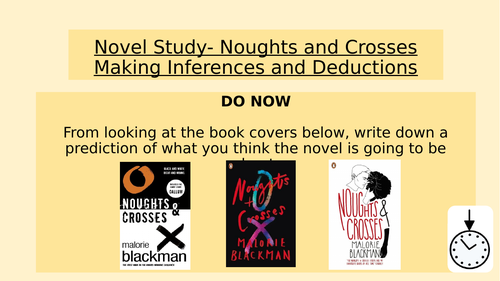 Noughts and Crosses- Malorie Blackman | Teaching Resources