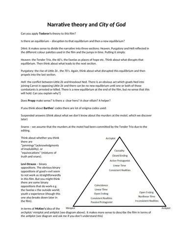 Booklet 'City of God' (Mereilles) Eduqas | Teaching Resources