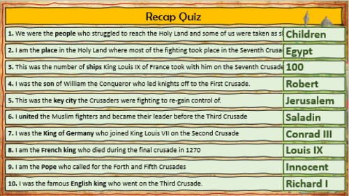 The Crusades | Teaching Resources
