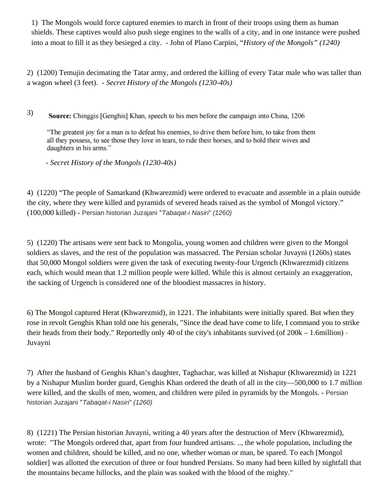 The Mongol Empire - Full SOW | Teaching Resources