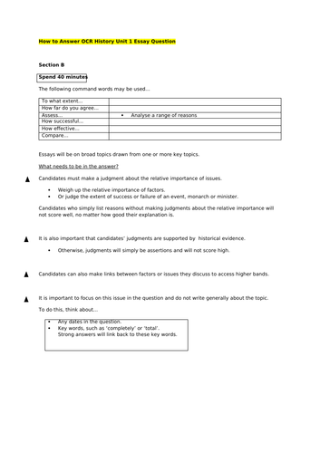 Early Tudors A-Level History OCR Revision Bundle | Teaching Resources