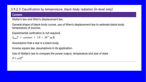 Complete teaching bundle of AQA A level Physics Astrophysics Unit ...