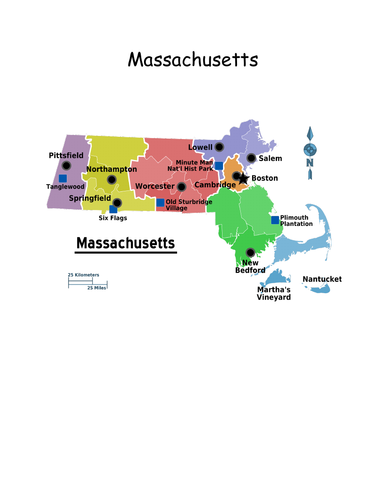 Massachusetts Geography | Teaching Resources